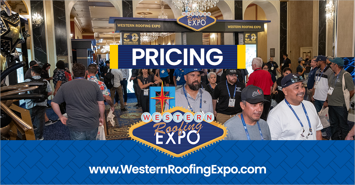 Pricing - Western Roofing Expo